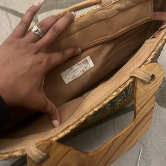 Cappelli Straworld | Bags | Vintage Cappelli Rattan Purse | Poshmark